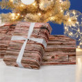 red barn wood wrapping paper | Zazzle
