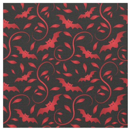 Art Deco Bat Pattern Fabric | Zazzle.com