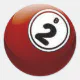 Red BINGO Ball Stickers | Zazzle