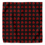 Red Biohazard Symbol Fabric | Zazzle