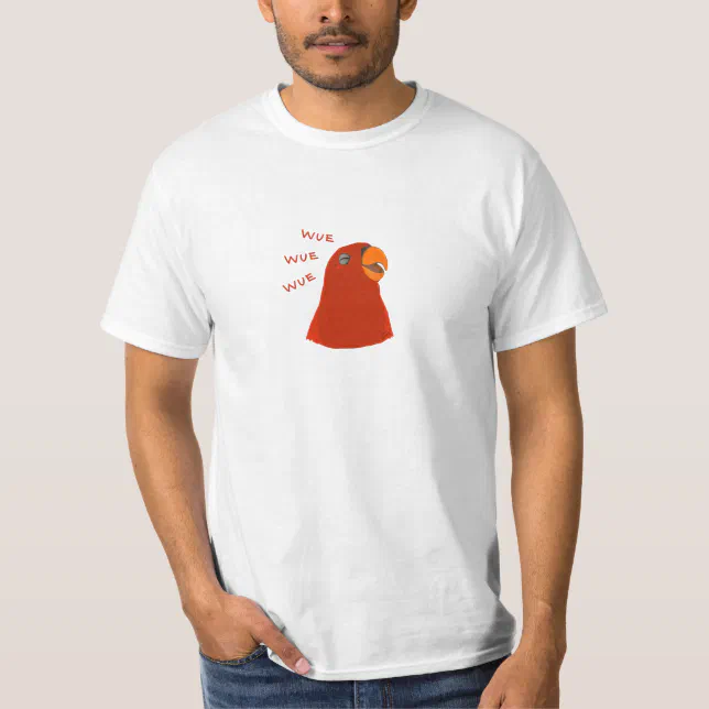 Red birb "GUMI"wuewuewue... T-Shirt | Zazzle