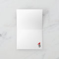 Red Bird and Music Note Card | Zazzle