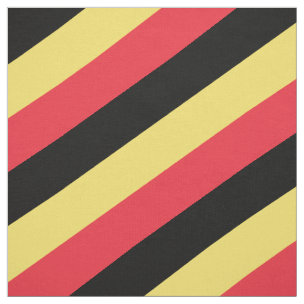 Red, blue and yellow striped pattern fabric | Zazzle.com