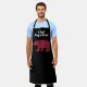 Red Black Buffalo Plaid Chef Papa Bear Apron | Zazzle