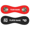 Red Black Custom Softball Player Photo Name Number | Zazzle