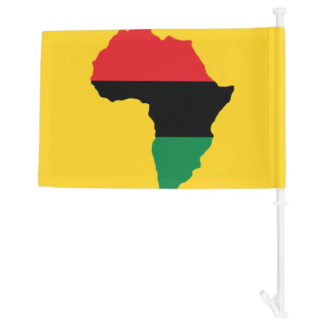 Red, Black & Green Africa Flag | Zazzle