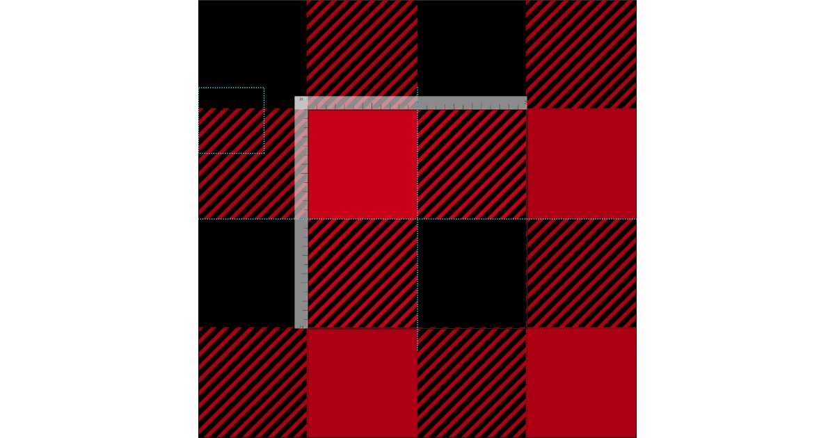 Red Black Lumberjack Buffalo Plaid Pattern Fabric | Zazzle