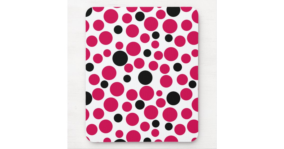 red black peas retro on white background mouse pad | Zazzle