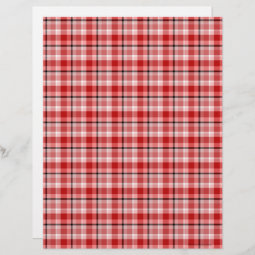 Red Black Scrapbook Paper | Zazzle