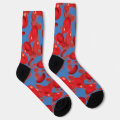 Red Blood Cells Cool Modern Socks | Zazzle