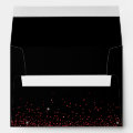 Red blood glitter dripping vampire black envelope | Zazzle