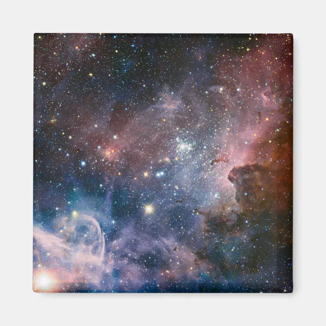 Red & Blue Carina Nebula Hubble Telescope Magnet | Zazzle