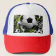 red blue colour cap foot ball design | Zazzle