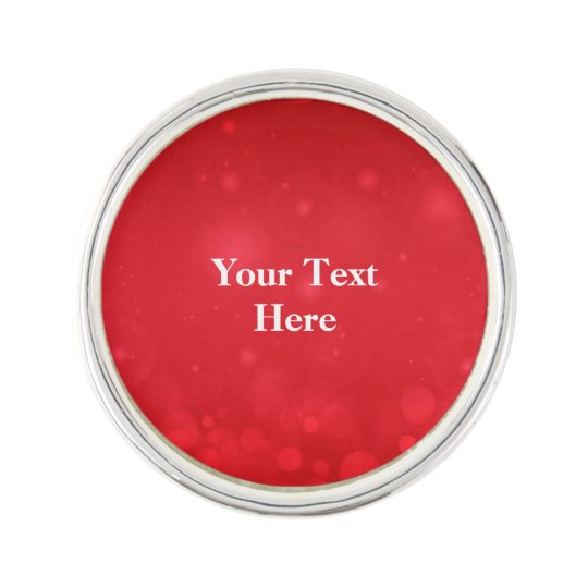 Red Bokeh Design Lapel Pin Template Zazzle Red Bokeh Design Lapel Pin Template Zazzle