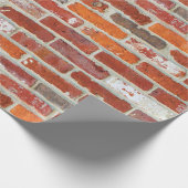 Red Brick Pattern Wrapping Paper | Zazzle