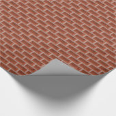 Red Brick Pixel Graphic Video Game Gamer Wrapping Paper | Zazzle