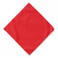 Red, bright red bandana | Zazzle