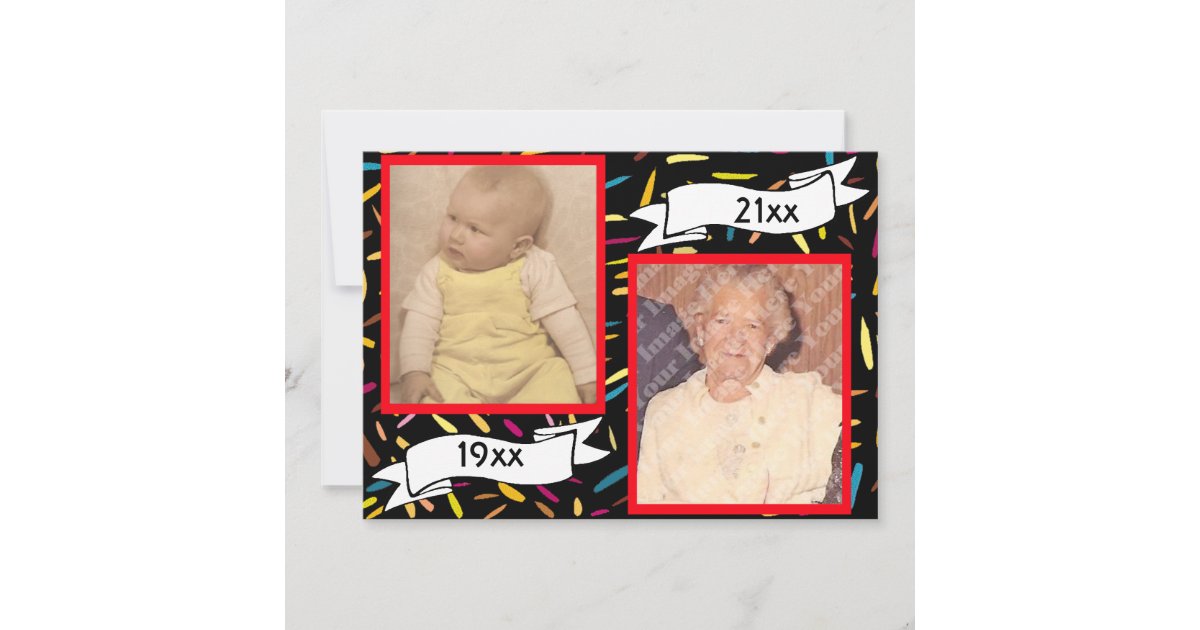 Red Bubble Letter 70th Birthday Celebration Invitation | Zazzle