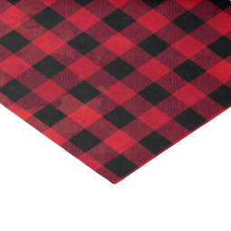Red Buffalo Check with Wash Texture Tissue Paper | Zazzle