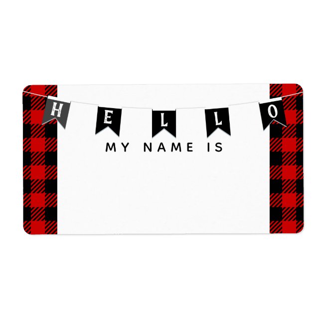 red black pattern name