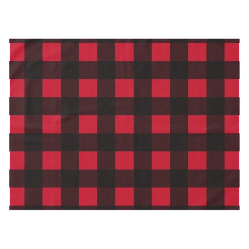 Red Buffalo Plaid Tablecloth | Zazzle