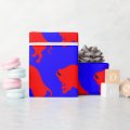Red Bull Blue Wrapping Paper | Zazzle