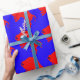 Red Bull Blue Wrapping Paper | Zazzle