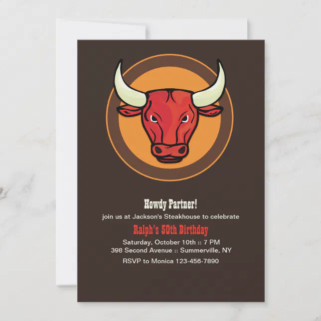 Red Bull Invitation | Zazzle