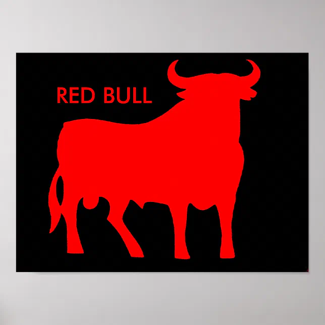RED BULL poster | Zazzle