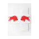 Red Bulls Invitation Belly Bands Invitation Belly Band | Zazzle