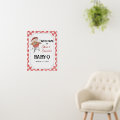 Red Burger BBQ Baby Shower Welcome Sign | Zazzle
