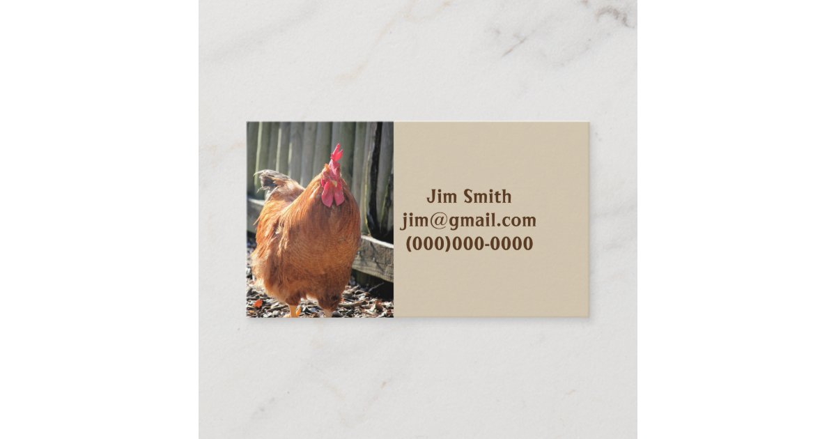 Red Business Card | Zazzle