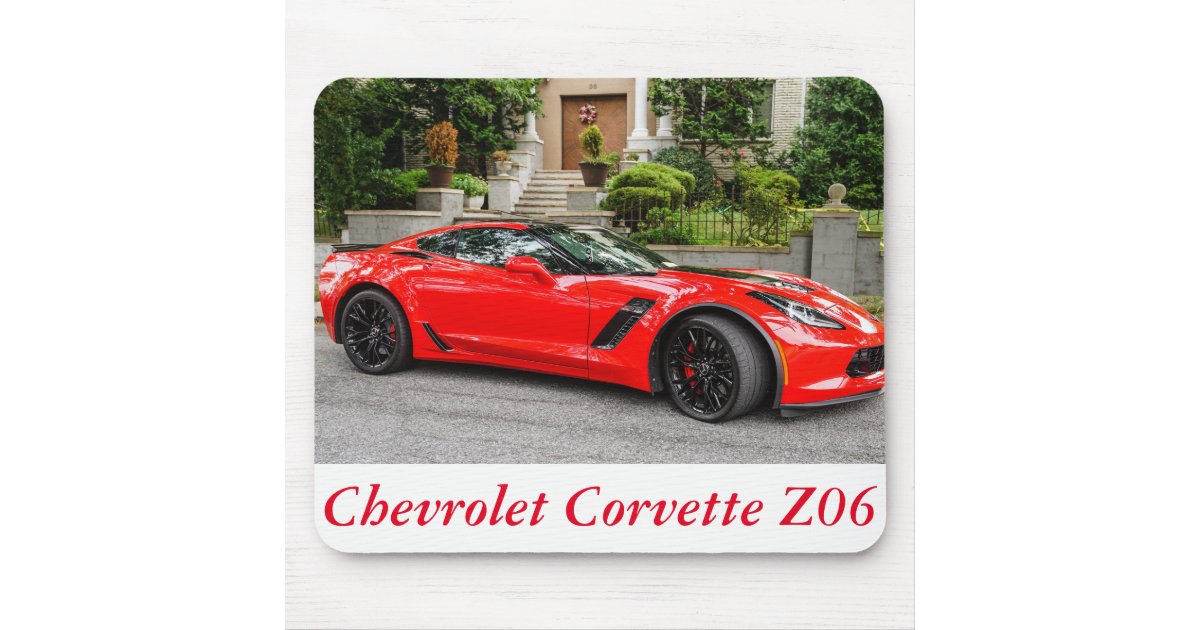 Red C7 Chevrolet Corvette Mouse Pad | Zazzle