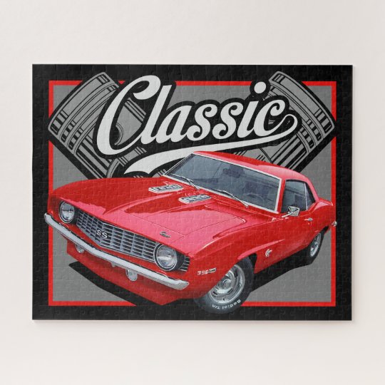 Red Camaro Jigsaw Puzzle | Zazzle.com