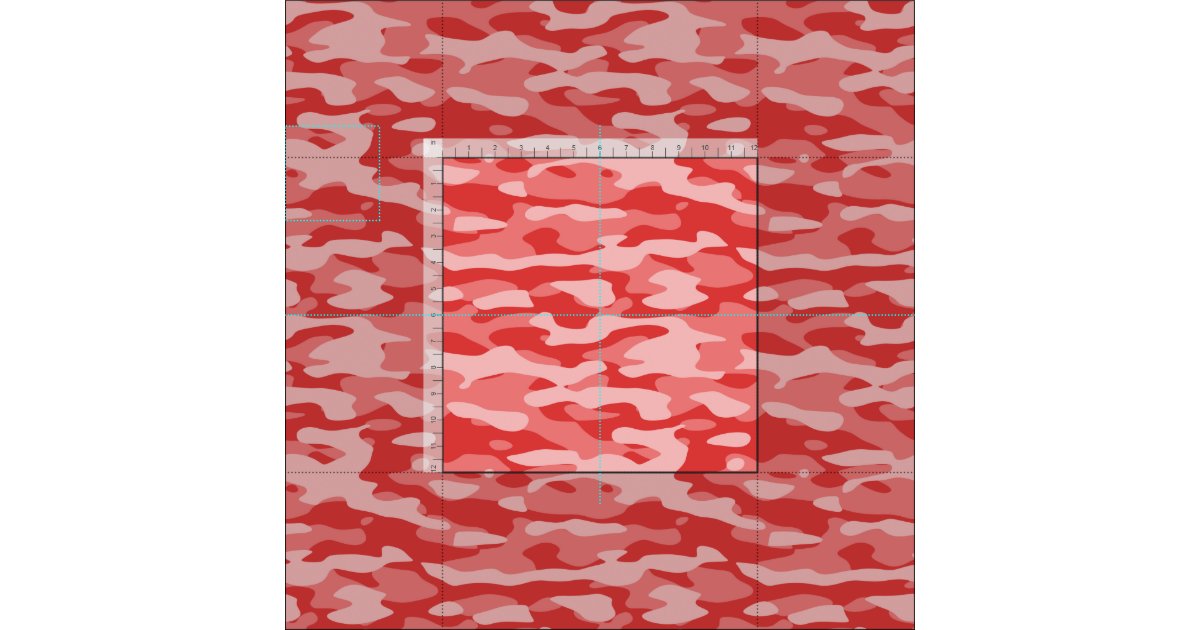 Red Camo Fabric | Zazzle