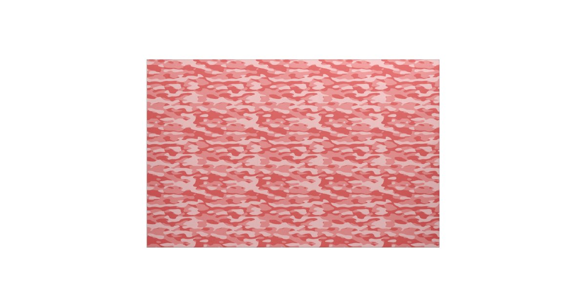 Red Camo Fabric | Zazzle