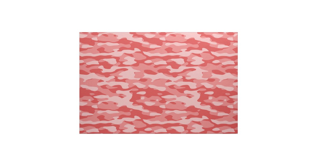 Red Camo Fabric | Zazzle