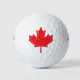 Red Canadian Maple Leaf from flag of Canada Golf Balls | Zazzle
