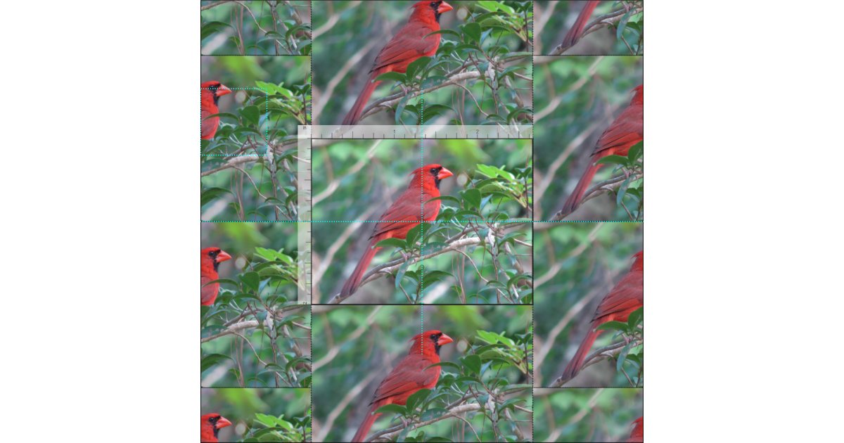 Red Cardinal Bird Fabric | Zazzle
