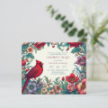 Red Cardinal Celebration of Life Funeral Memorial | Zazzle