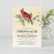Red Cardinal Funeral Celebration of Life Invitation | Zazzle