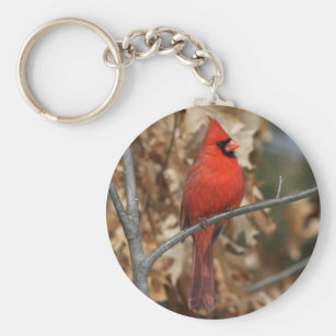 Cardinal Bird Keychains - No Minimum Quantity | Zazzle