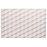 Cardinal Red Bird Couple Fabric | Zazzle