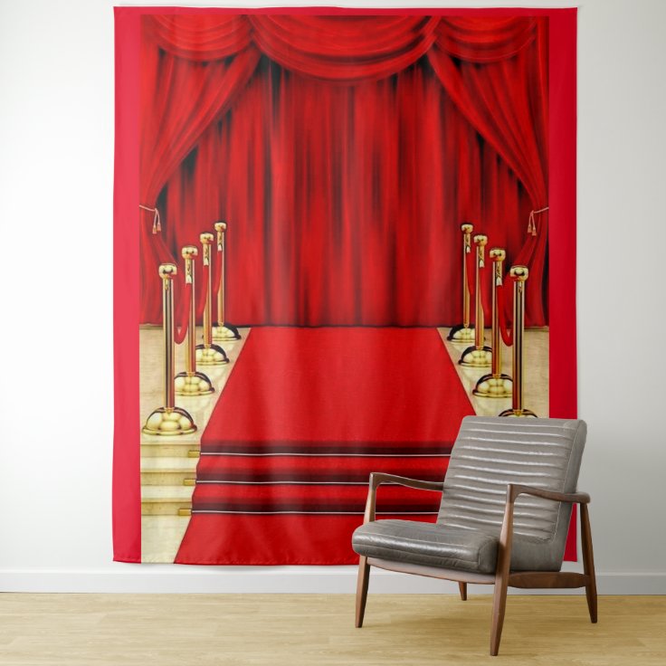 Red Carpet Backdrop | Zazzle