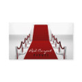 Red Carpet Business Card | Zazzle