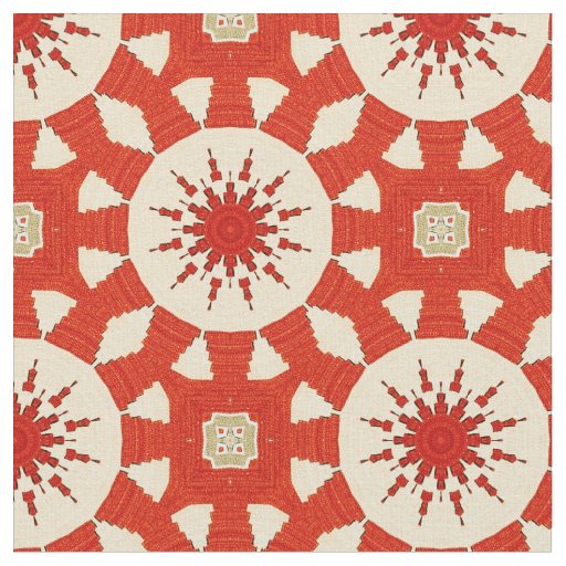 Red carpet pattern #2 fabric | Zazzle