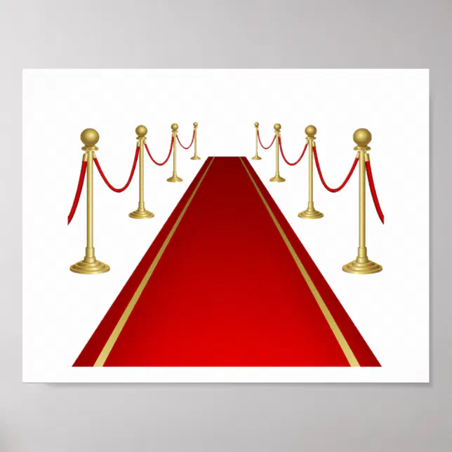 Red Carpet Poster | Zazzle