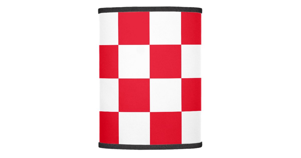 Red Checkered Lamp Shade | Zazzle
