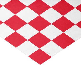 Red Checkered Tissue Paper | Zazzle