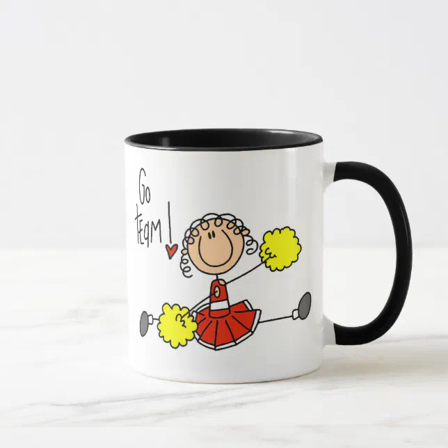 Red Cheerleader Mug | Zazzle